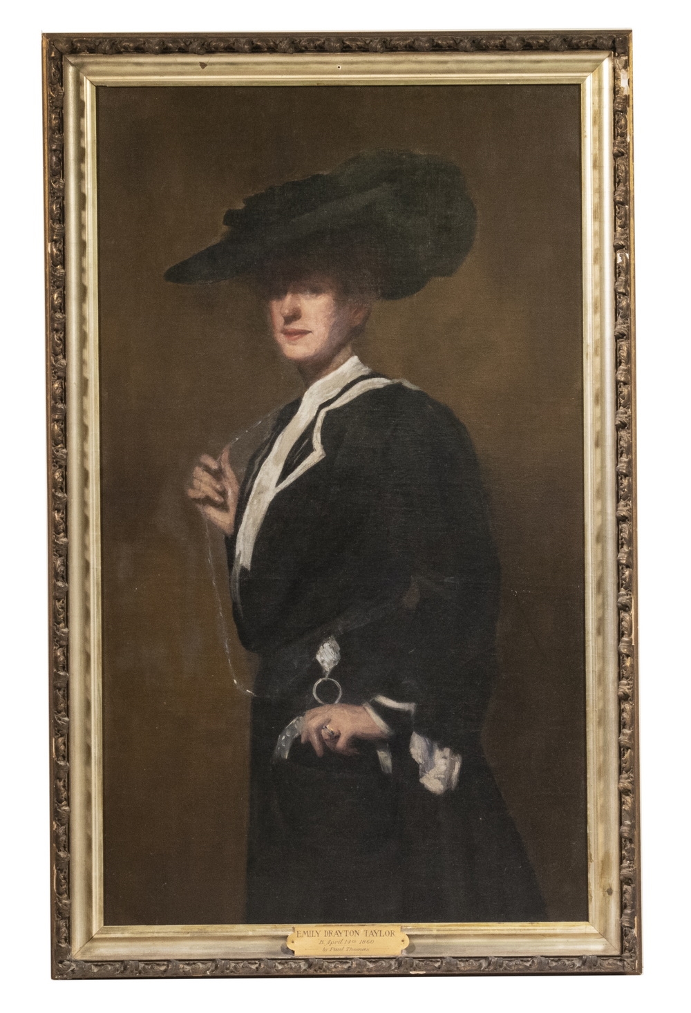Paul Kirk Middlebrook Thomas | Portrait of Emily Drayton Taylor (1860 ...