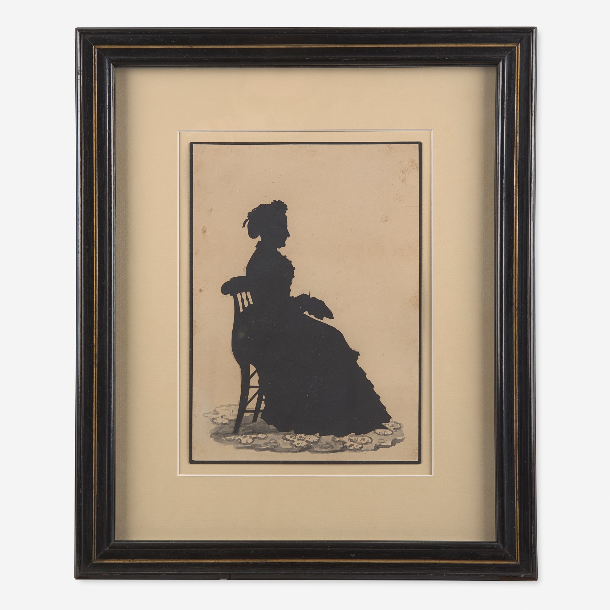 William Henry Brown | Portrait Silhouette of Elizabeth Nixon, Kane, PA ...