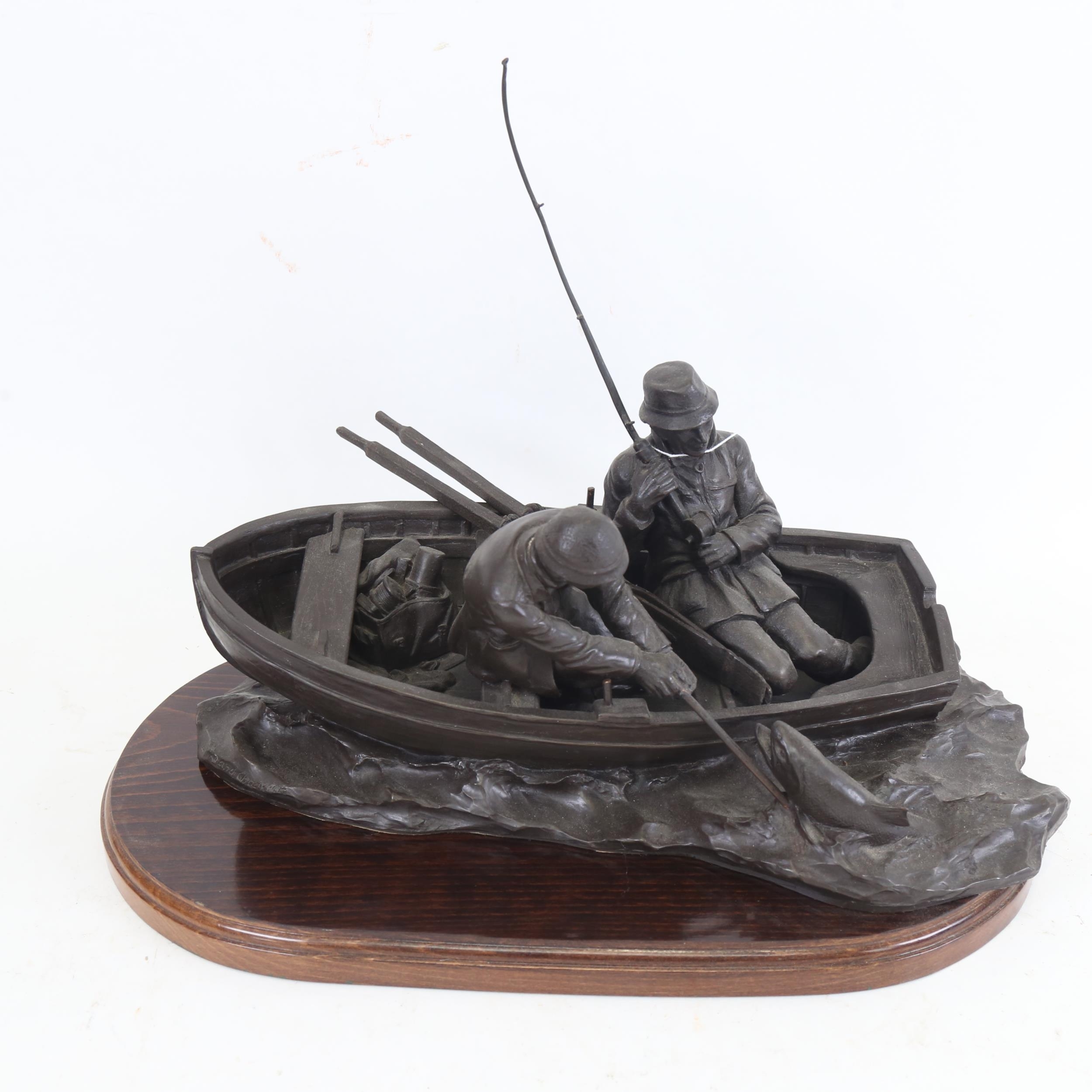 Roland Chadwick | a modern bronzed resin sculpture | MutualArt