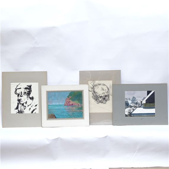 Jeff Pickering | folder of original watercolours and drawings | MutualArt