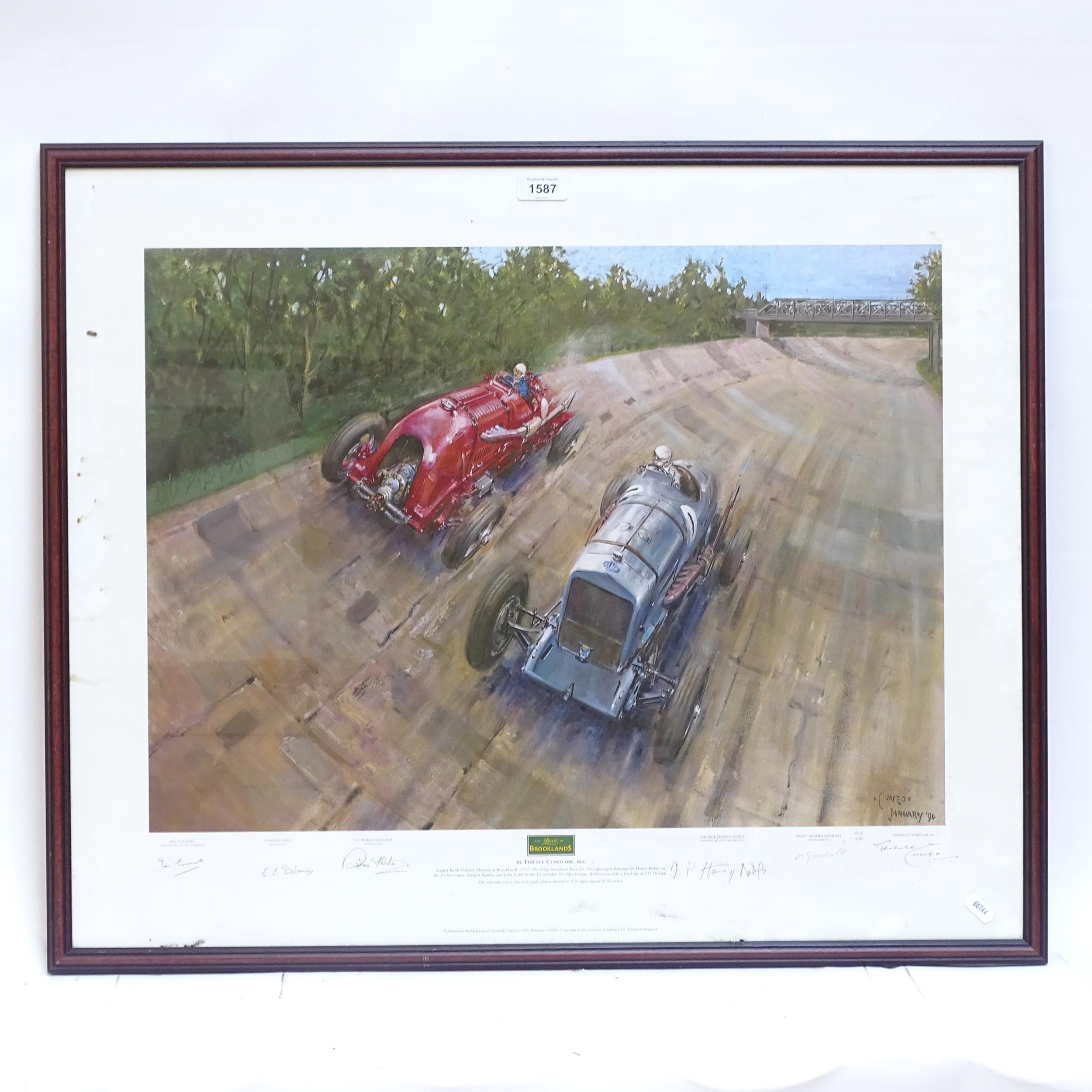 Terence Cuneo | The Spirit of Brooklands | MutualArt