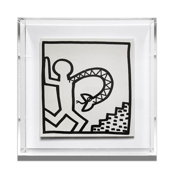 Keith Haring | Snake Man (1982) | MutualArt