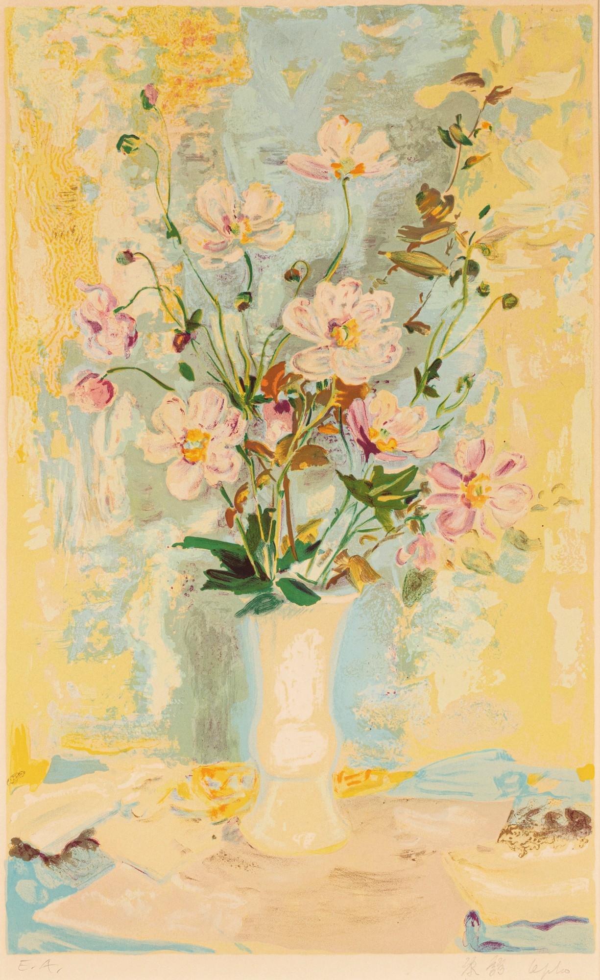 Le Pho | Vase of flowers | MutualArt
