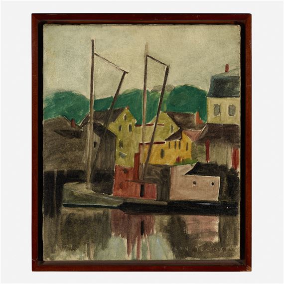 Myron Lechay | Fishing Boats and Port Gloucester, Massachusetts (1921 ...