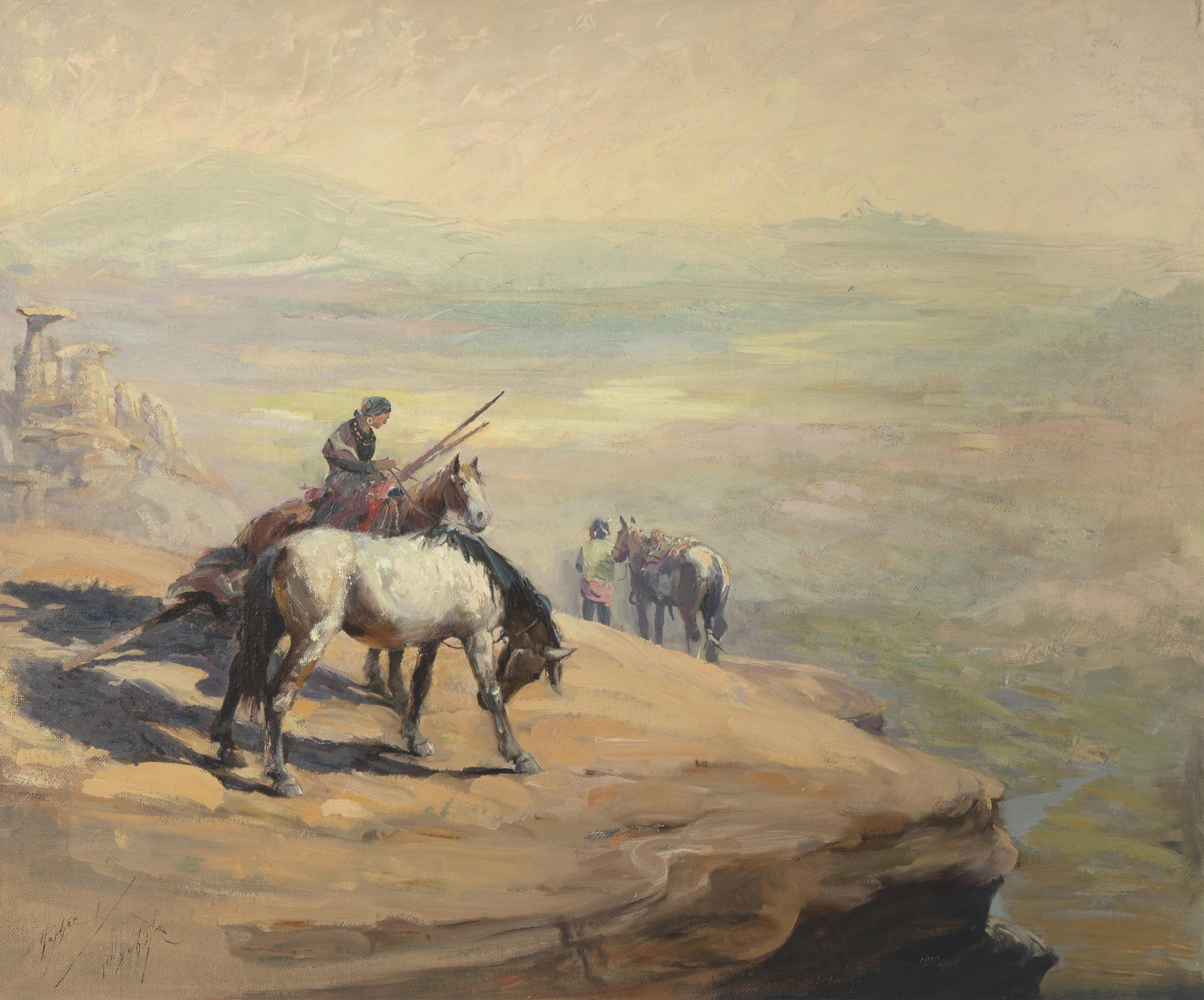 Raphael Lillywhite | Looking Down to Shiprock | MutualArt