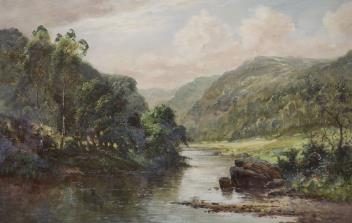 L. Richards | Scottish river landscapes | MutualArt