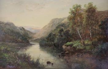 L. Richards | Scottish river landscapes | MutualArt