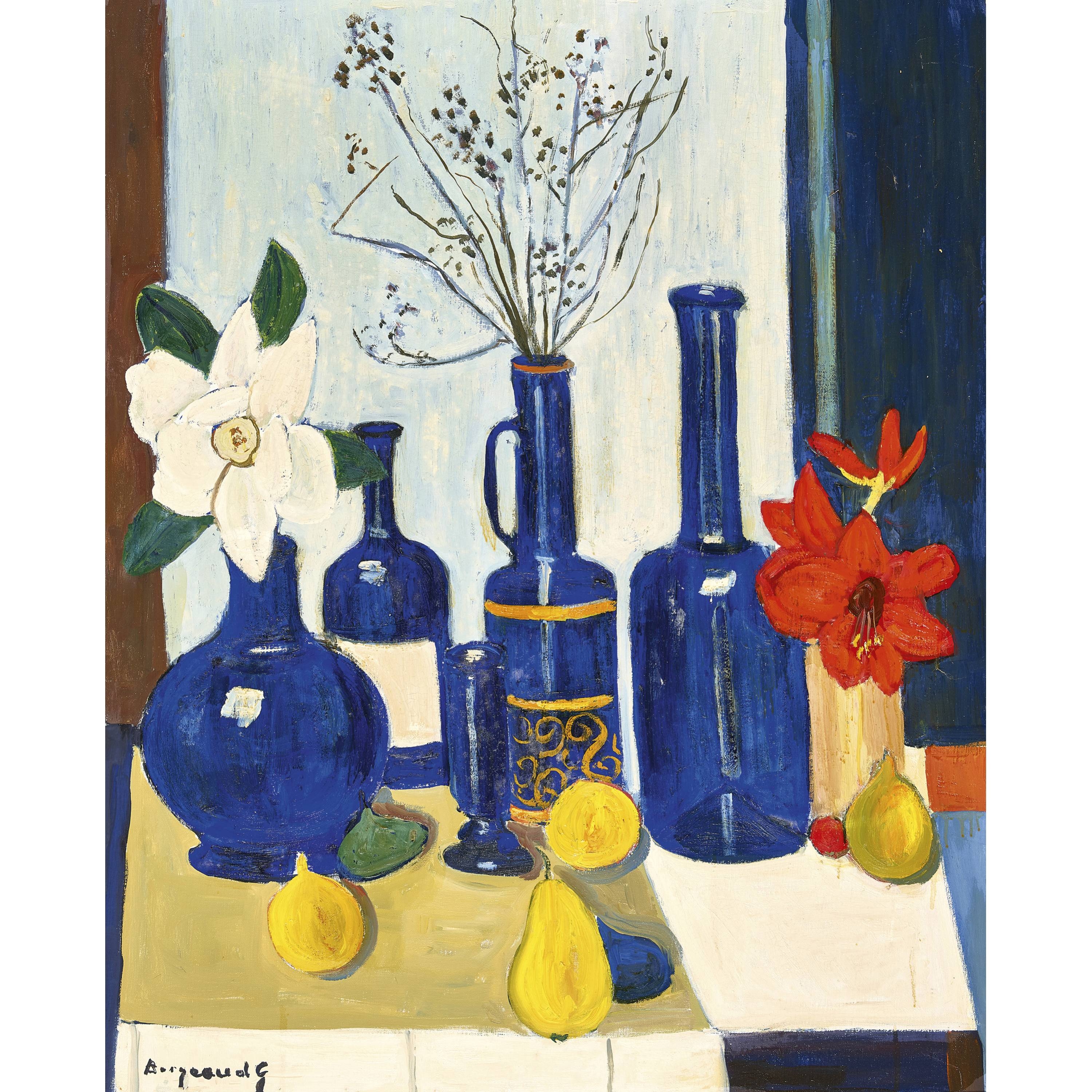 Georges Borgeaud | Les pots bleus | MutualArt