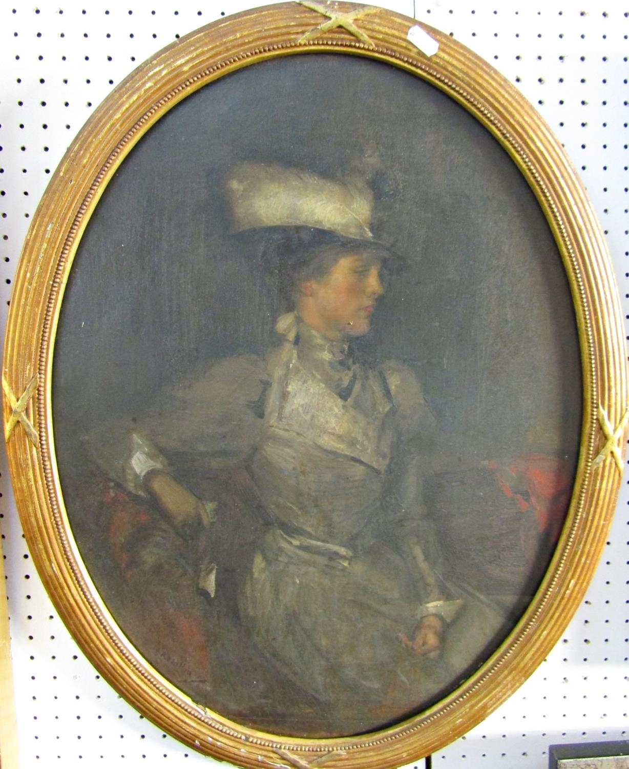 Edward Arthur Walton | Three quarter length portrait of a seated lady ...