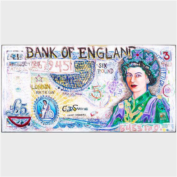 J.S.G. Boggs | Funny Money No. 5 Pined Newt (1985) | MutualArt