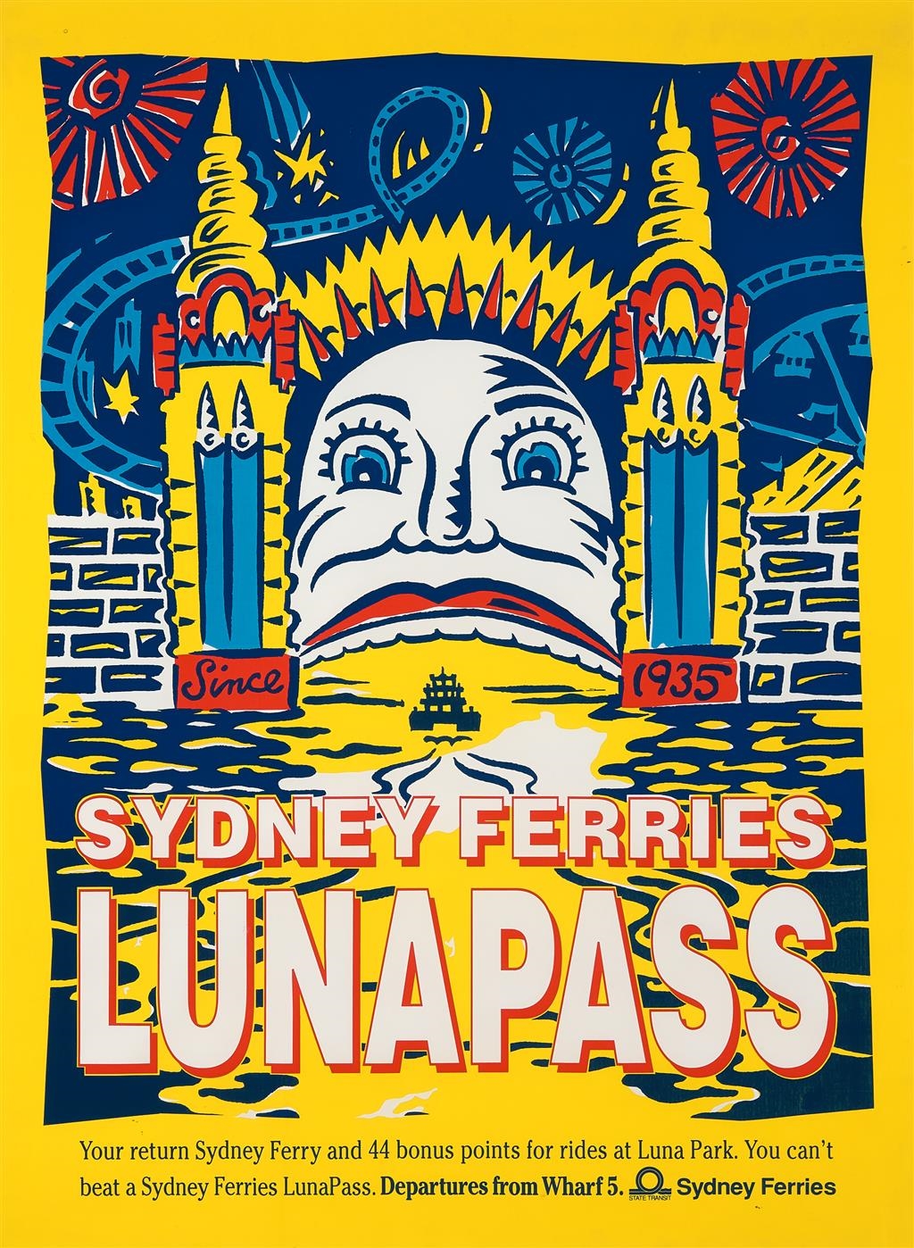 Martin Sharp | Luna Pass Ferries | MutualArt