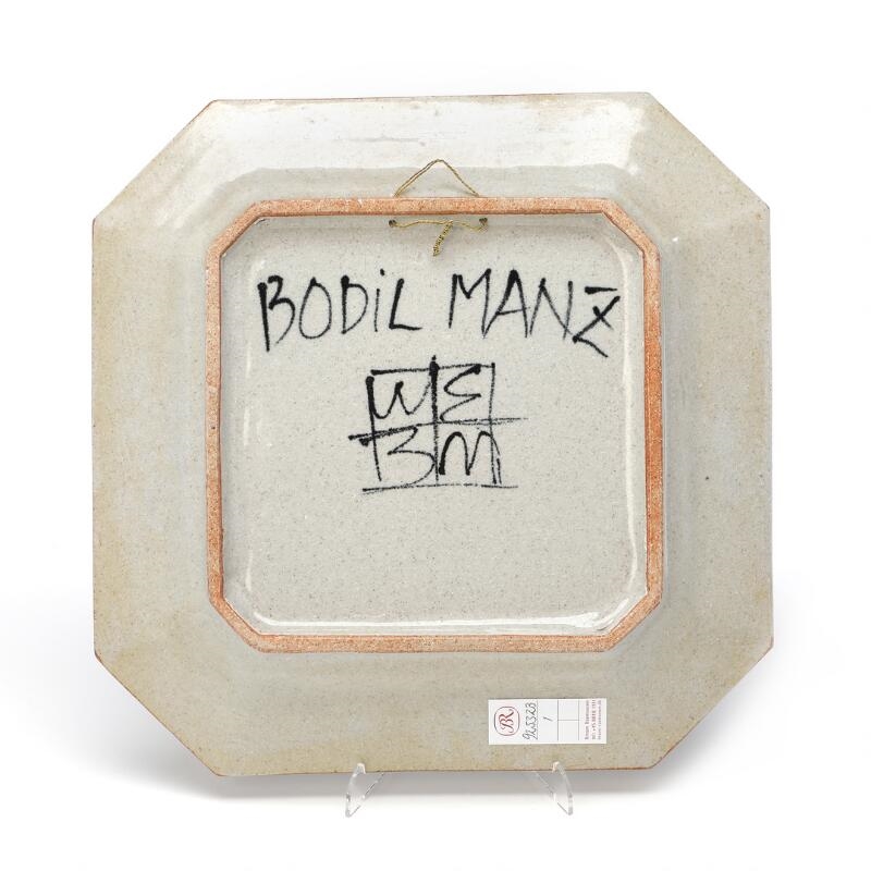 Bodil Manz | A four-sided stoneware wall relief decorated ...