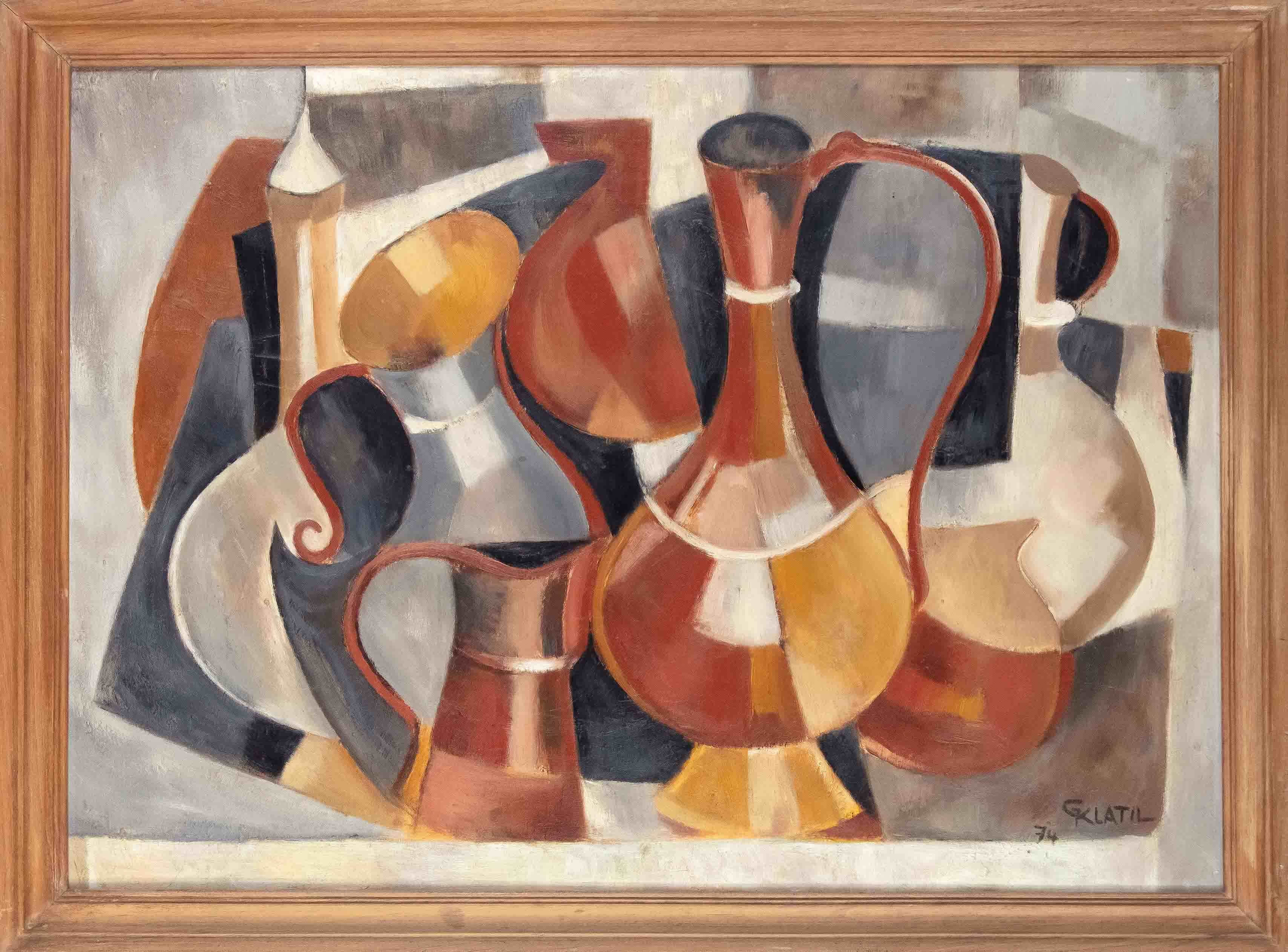 G.k. Latil | Cubist still life (1974) | MutualArt