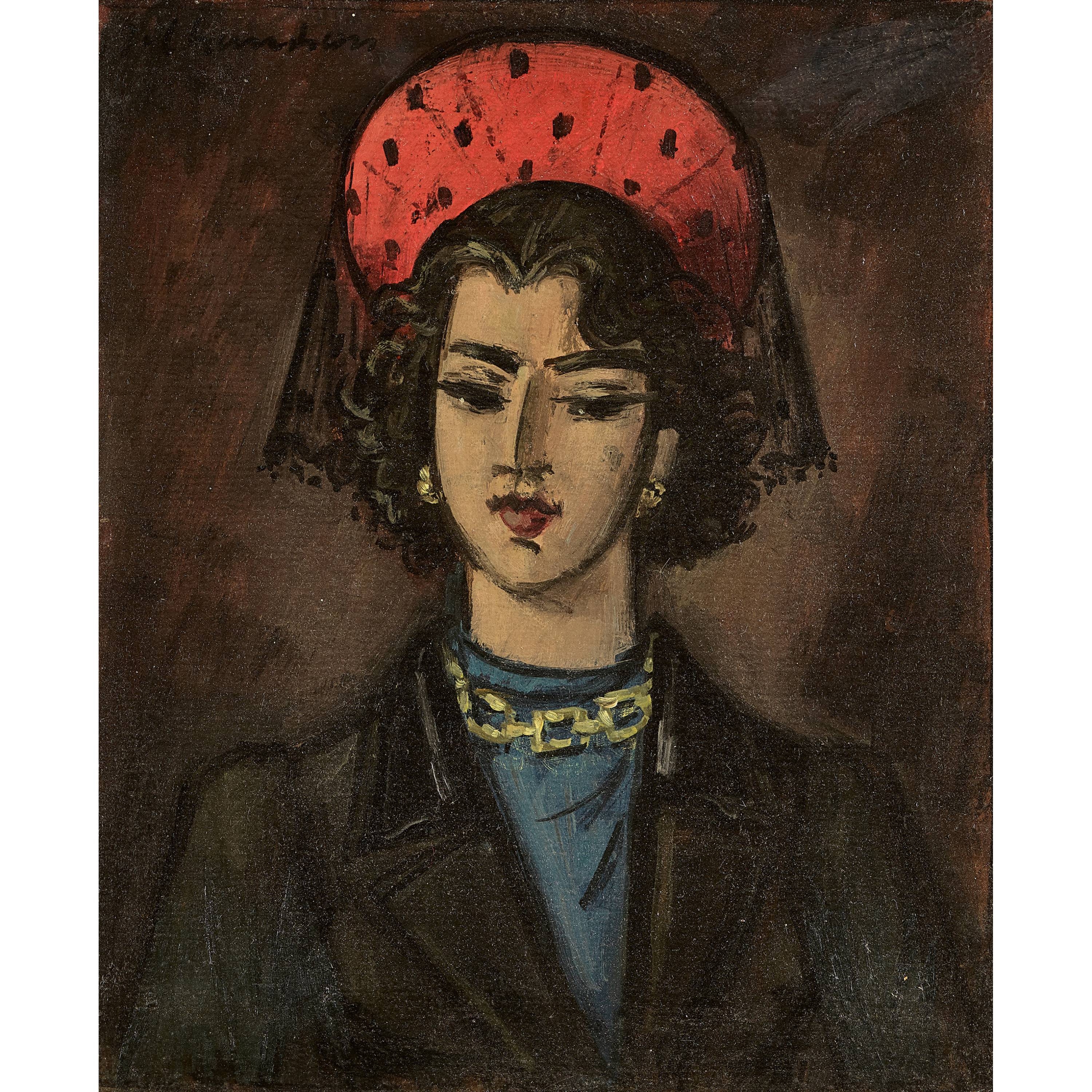 Emile-François Chambon | Portrait d'une femme (1967) | MutualArt