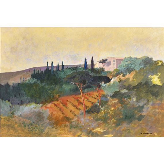 Alphonse Lanoë | Paysage de Toscane | MutualArt