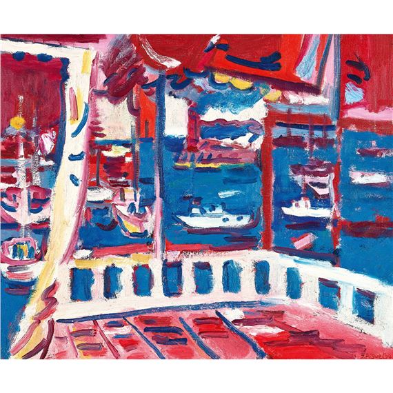 Jean-Louis Piguet | Soir à St. Tropez (1994) | MutualArt