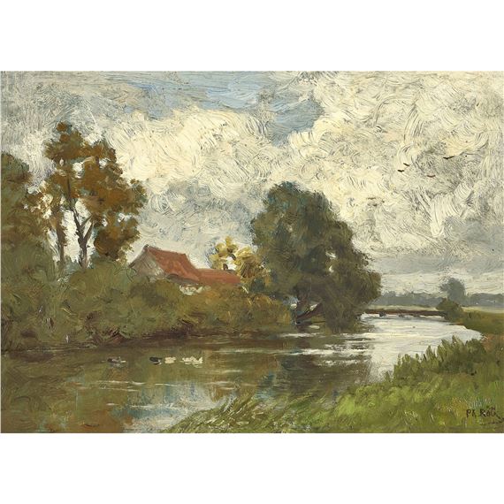 Philipp Röth | Sommerliche Flusslandschaft | MutualArt