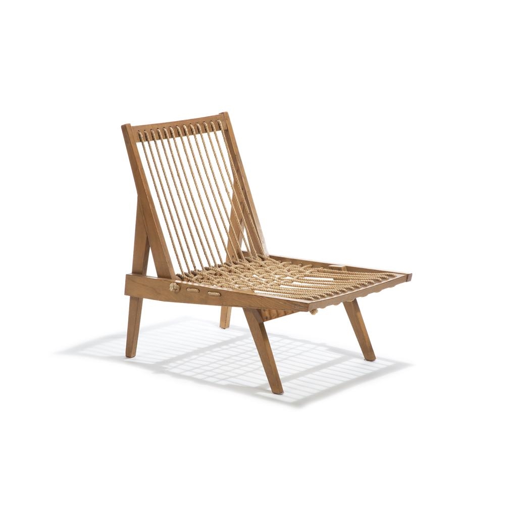 Riki Watanabe | Rare fauteuil bas dit Himo Chair (1952) | MutualArt
