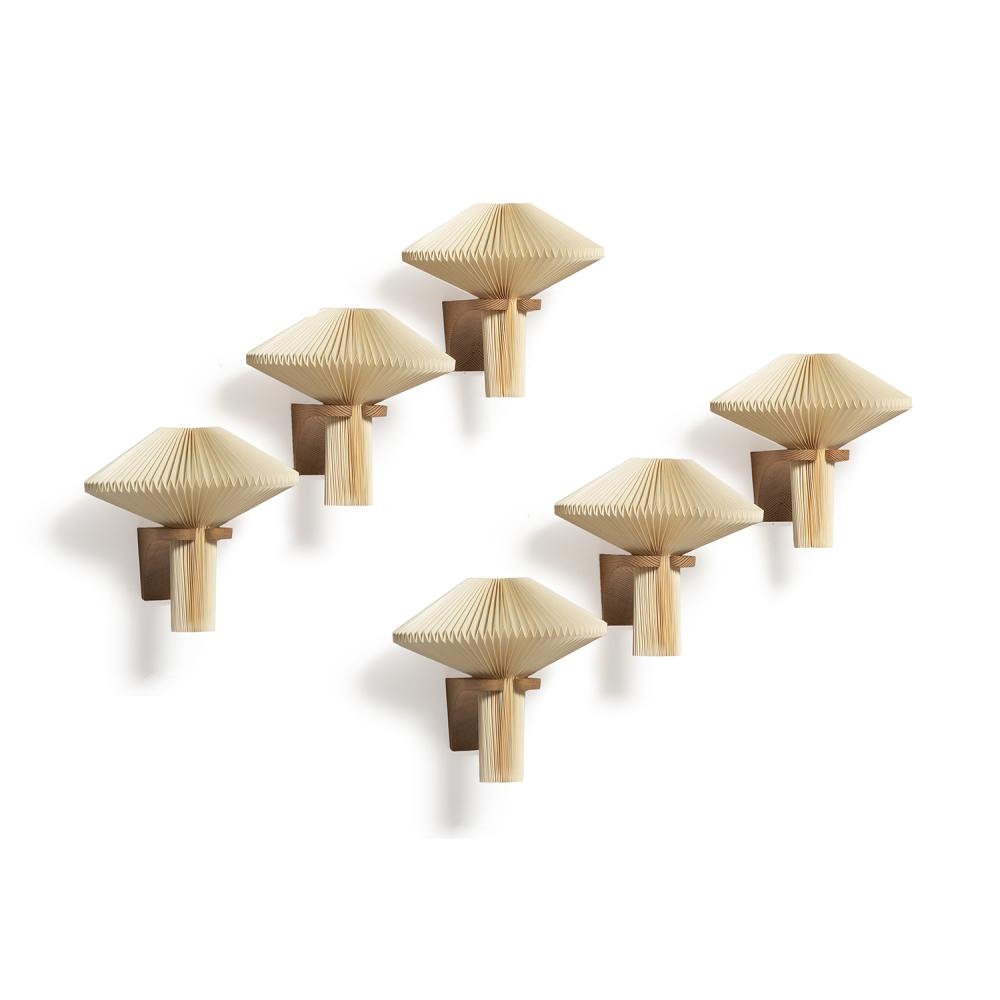 Vilhelm Wohlert | Suite de six appliques The Mushroom 204 (1957) | MutualArt