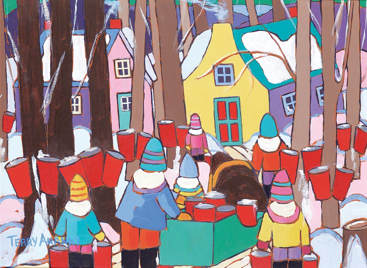 Terry Ananny | Collecting the Sap | MutualArt