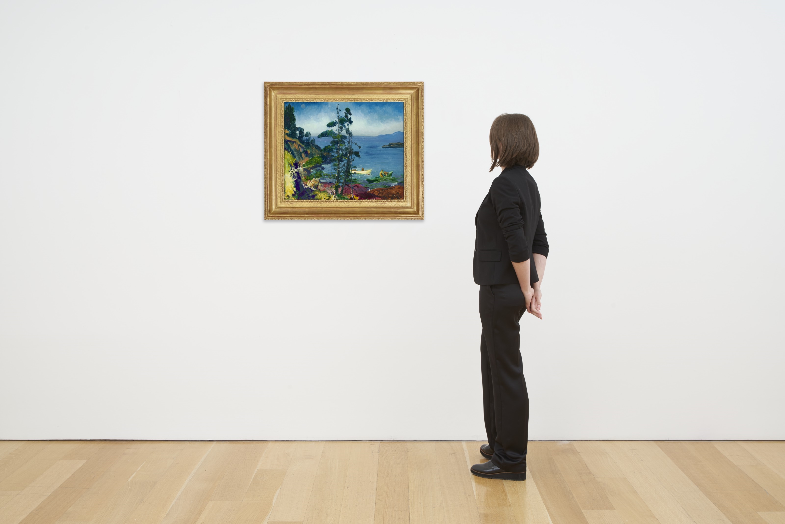 George Bellows | Evening Blue (Tending the Lobster Traps, Early Morning ...