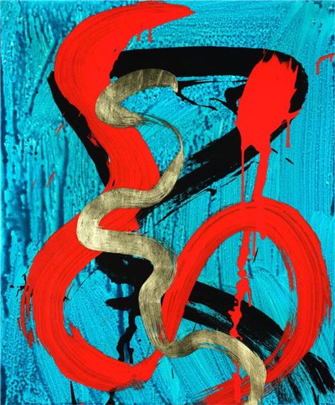 Max Gimblett | River of Flames (2014) | MutualArt