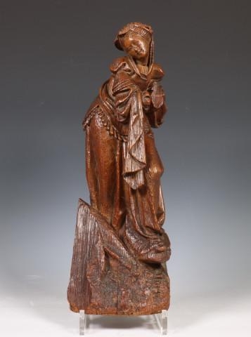 Flemish School 17th Century | Wenende vrouw | MutualArt