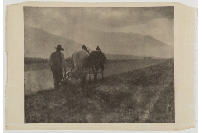 Alfred Stieglitz | Ploughing (from Camera Work, No. 12) (1905) | MutualArt