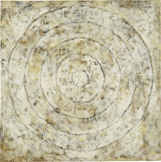 Elaine Sturtevant | Johns White Target (First Study) (1986) | MutualArt