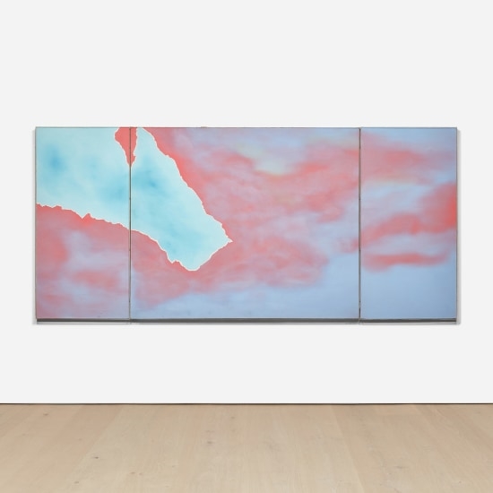 Joe Goode | Untitled (Torn Cloud Triptych) (1971) | MutualArt