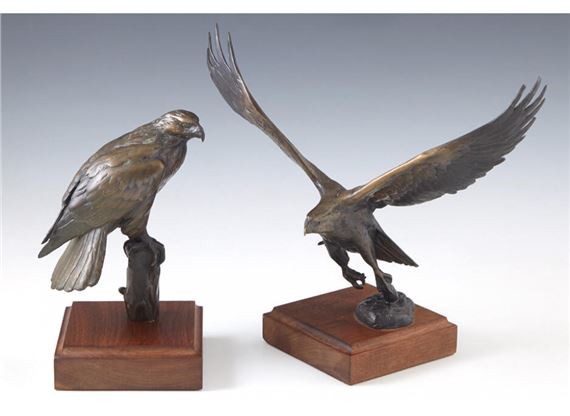 Chester Comstock | Perched Eagle (1983) | MutualArt