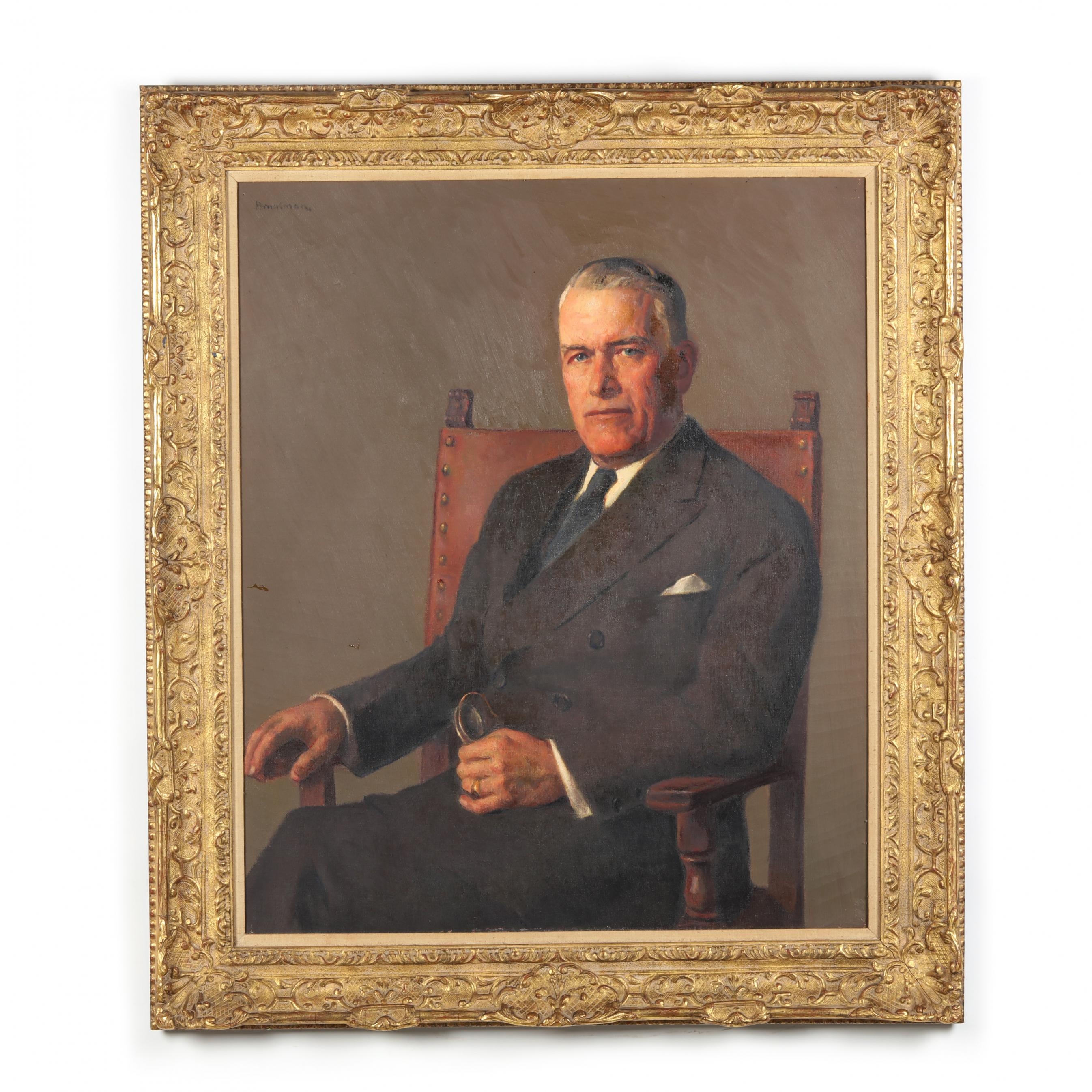 Robert Brackman | Portrait of Roy Worsham Moore Sr. (1951) | MutualArt