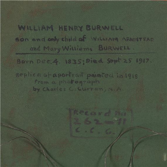 Charles Courtney Curran | Portrait of William Henry Burwell (1936 ...