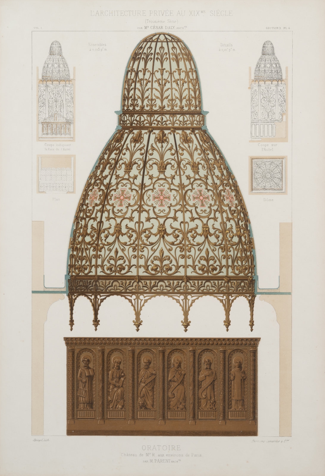 Cesar Daly | L'Architecture Privee au XIXe Siecle, Troisieme Serie ...