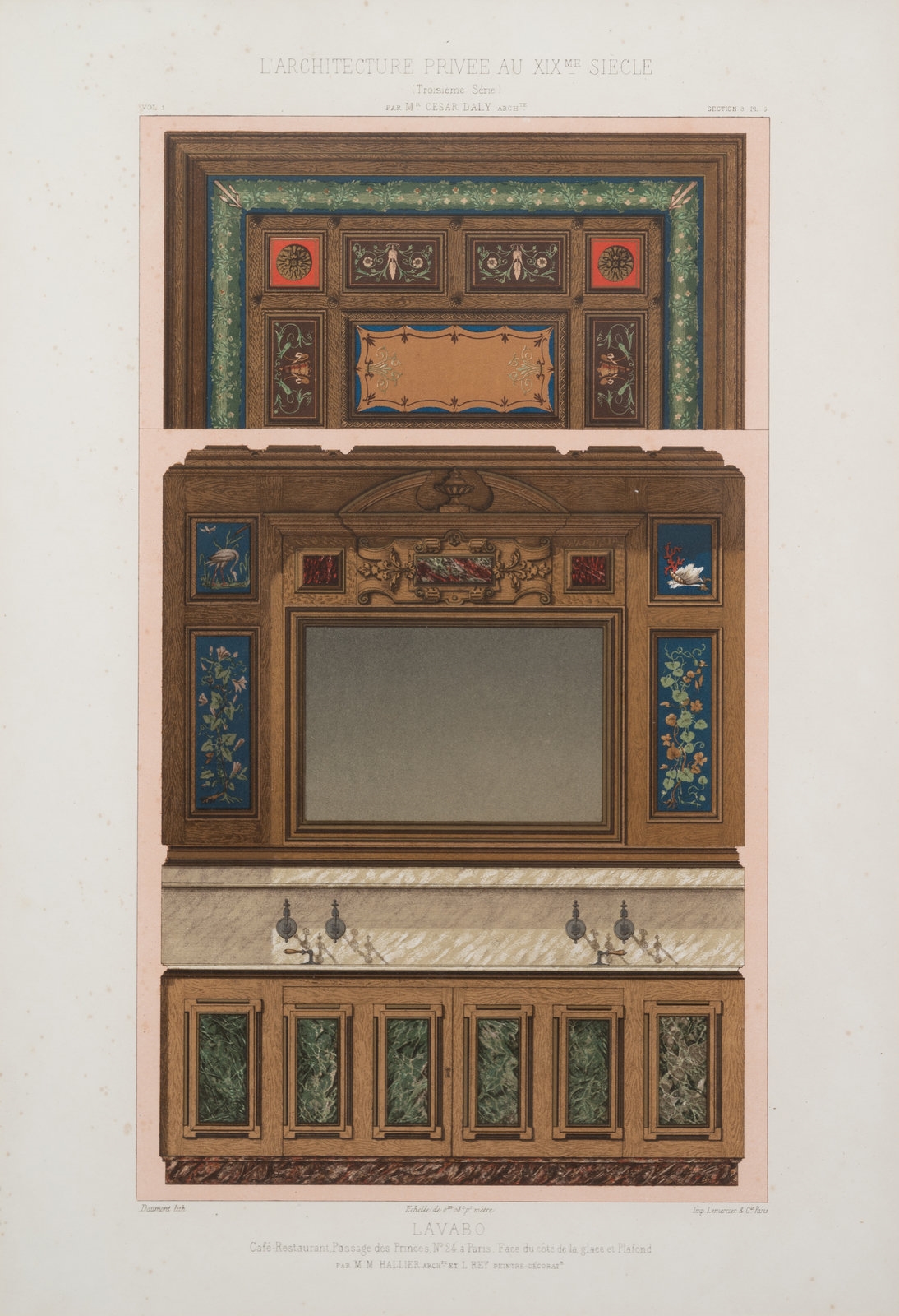 Cesar Daly | L'Architecture Privee au XIXe Siecle, Troisieme Serie ...