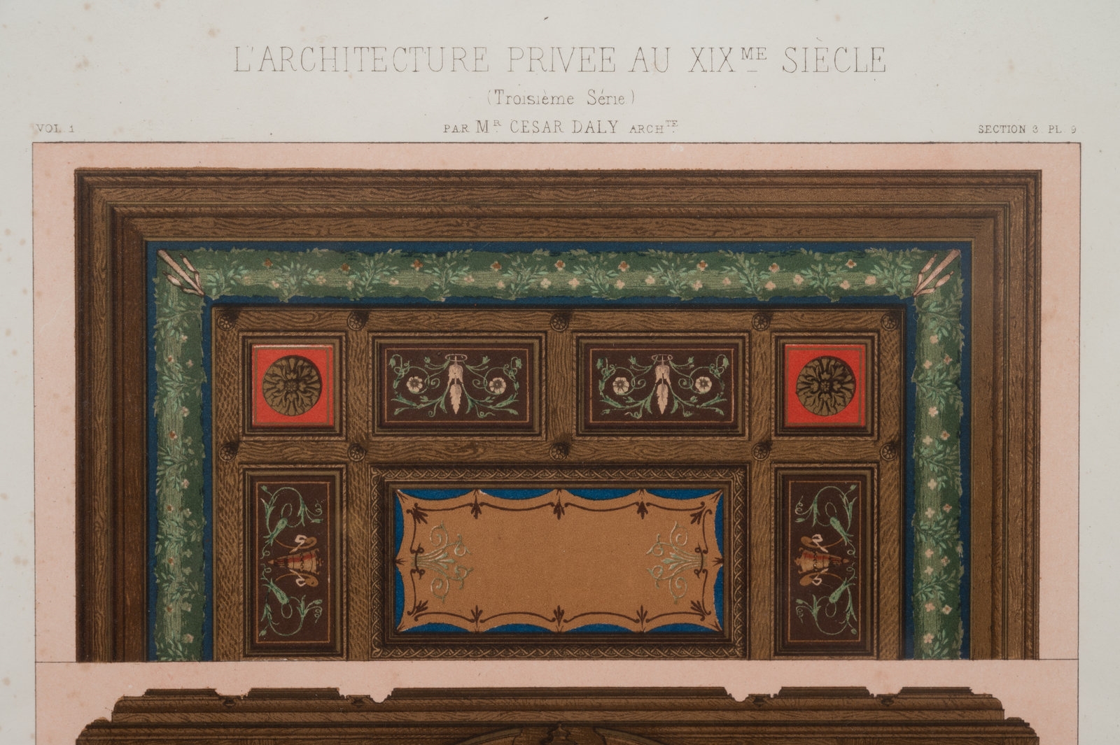 Cesar Daly | L'Architecture Privee au XIXe Siecle, Troisieme Serie ...