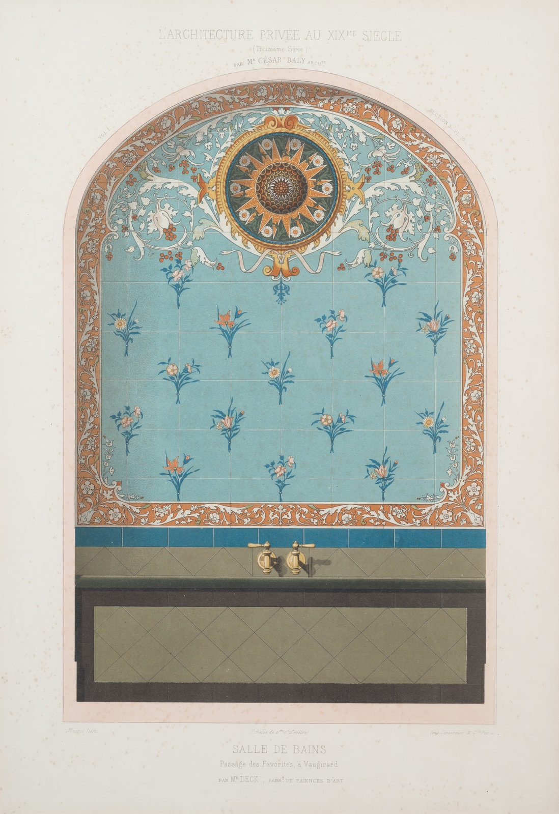 Cesar Daly | L'Architecture Privee au XIXe Siecle, Troisieme Serie ...