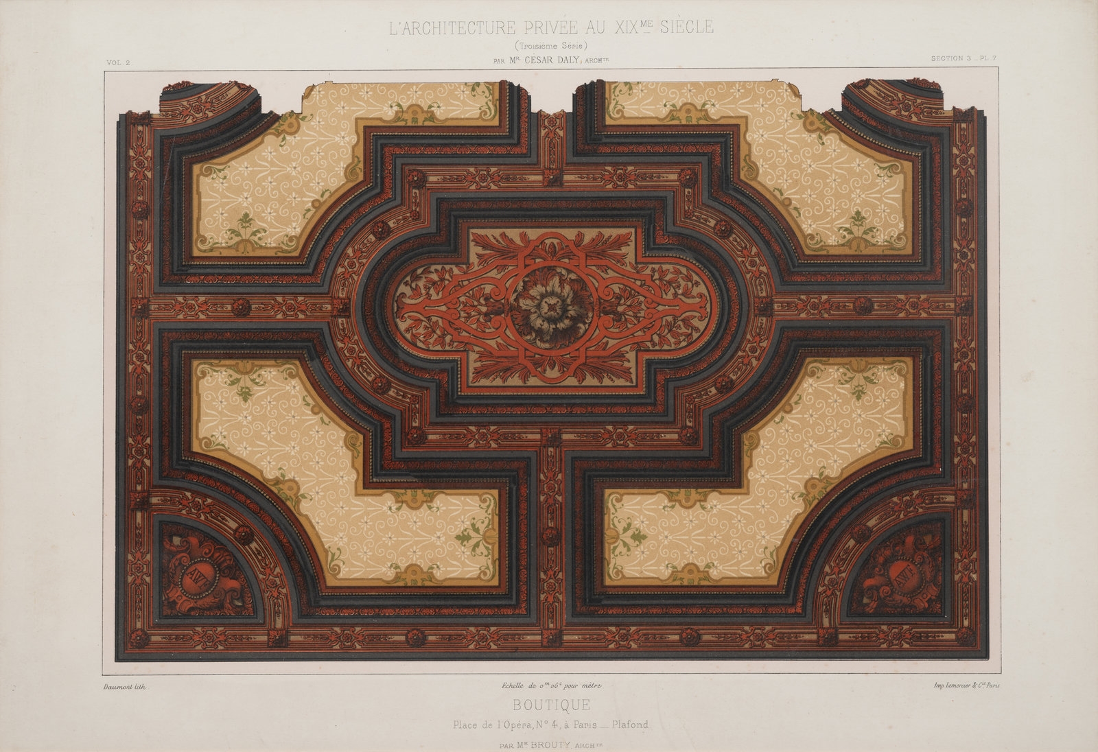 Cesar Daly | L'Architecture Privee au XIXe Siecle, Troisieme Serie ...