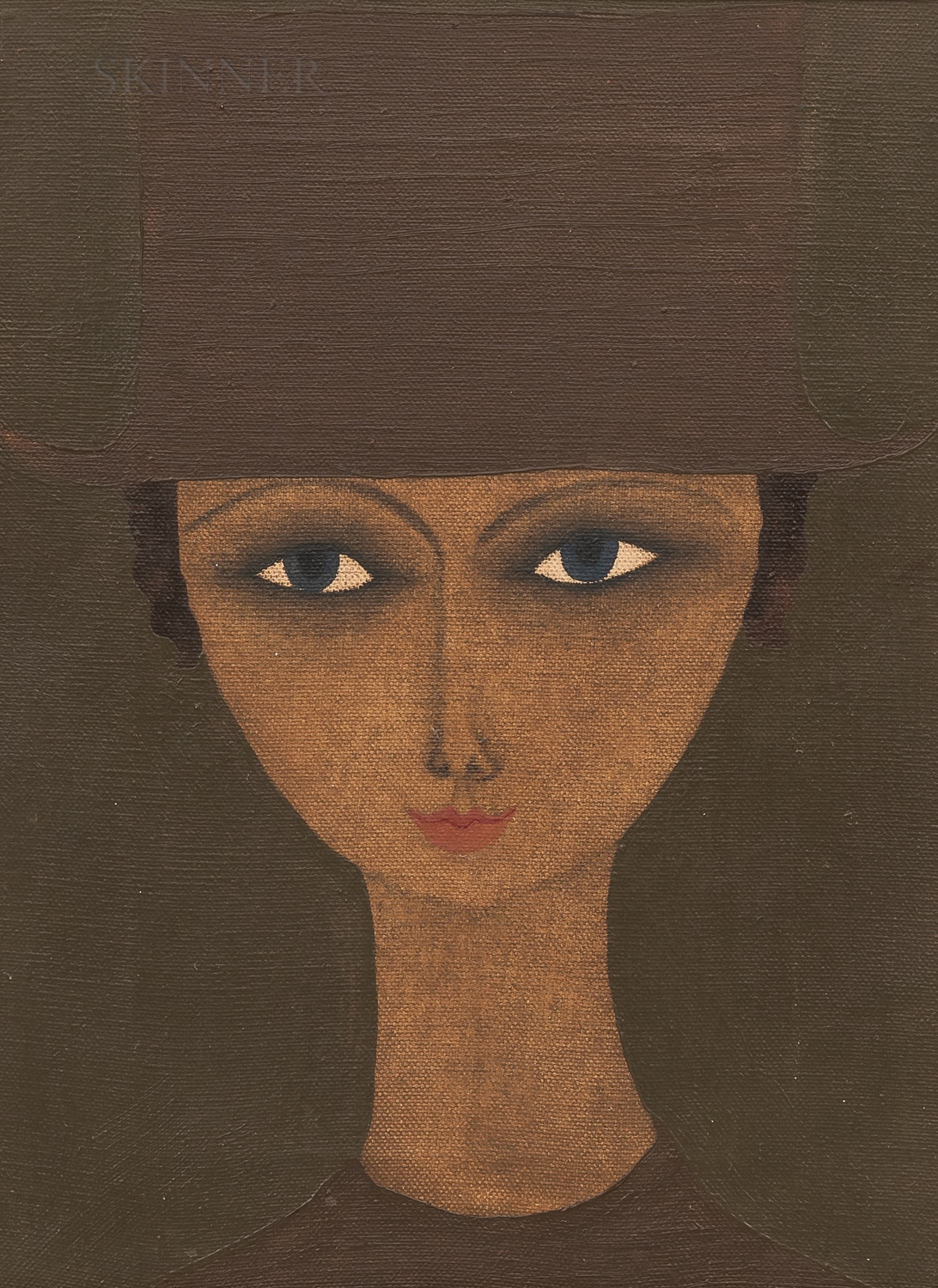 Margo Hoff | Head of a Woman | MutualArt