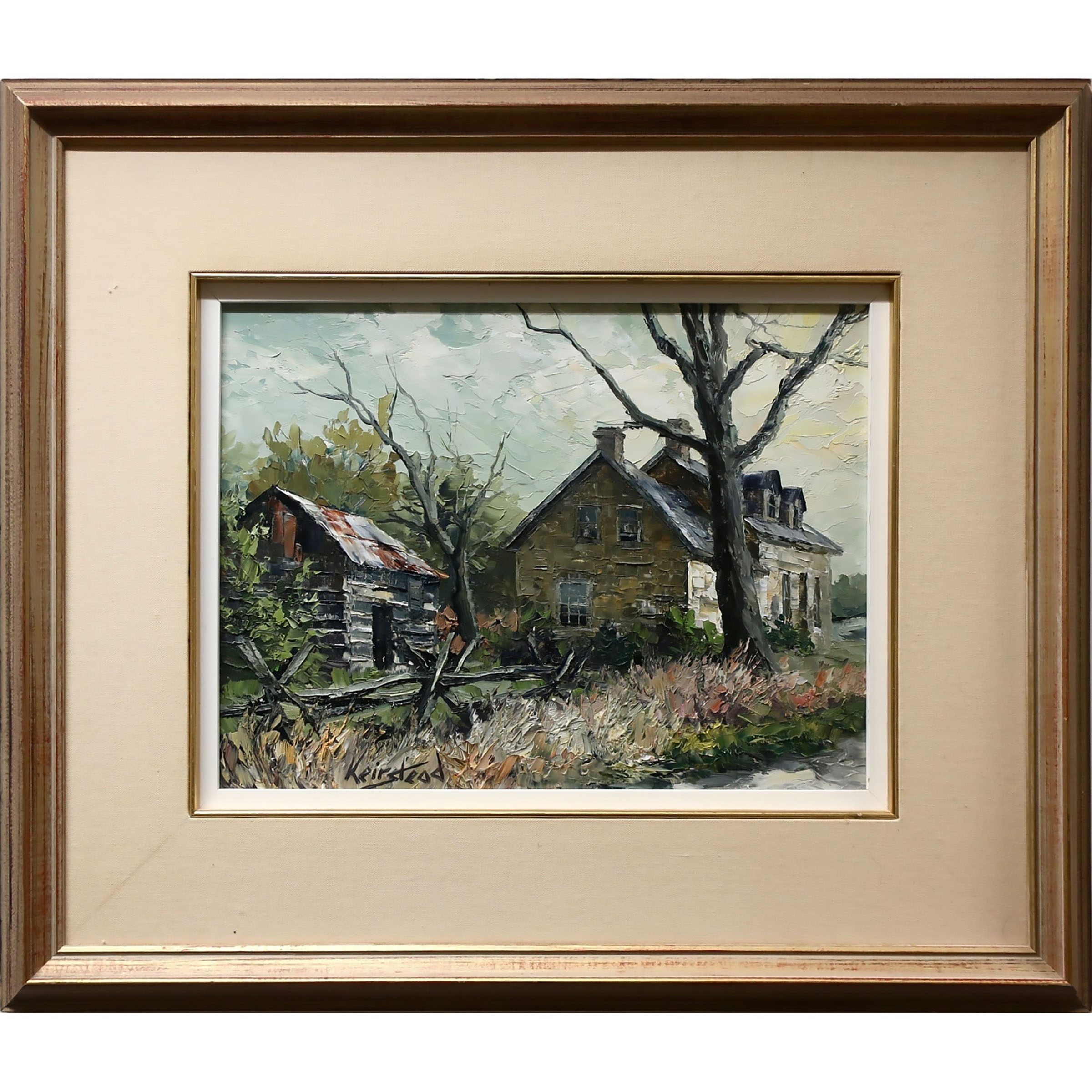 James Lorimer Keirstead | UNTITLED (OLD HOUSE WITH SHED) | MutualArt