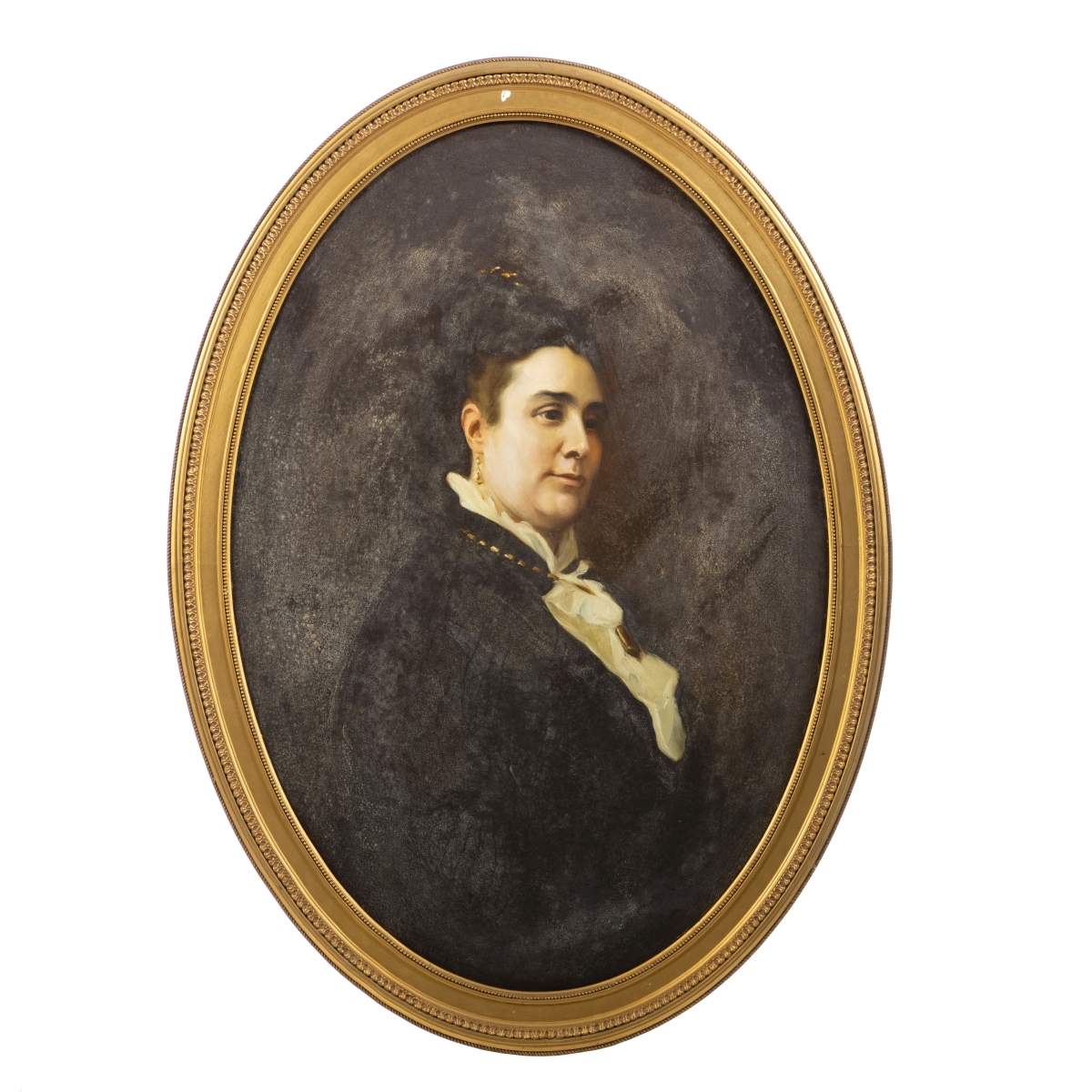 Portuguese School, 19th Century | Retrato de senhora | MutualArt