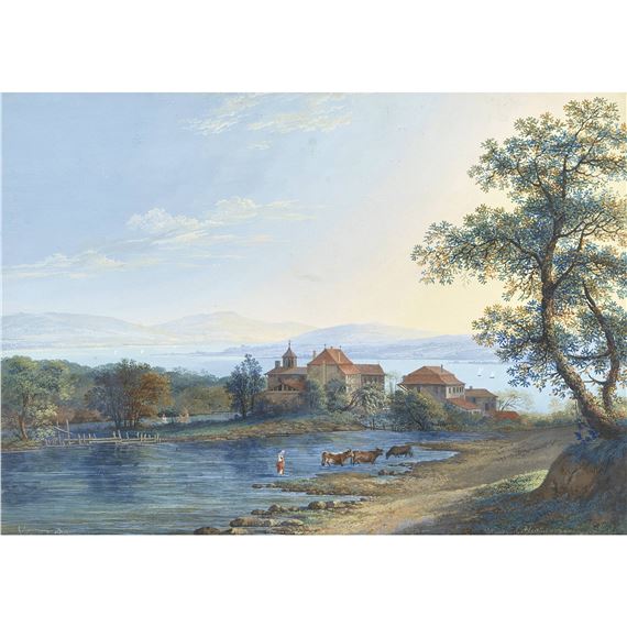 Carl Ludwig Hackert | Vue prise à Divone (1784) | MutualArt