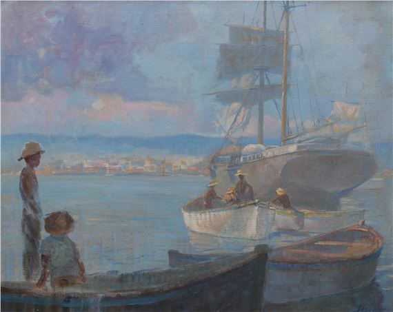 Frank W. Handlen | Caribbean Scene (1916) | MutualArt