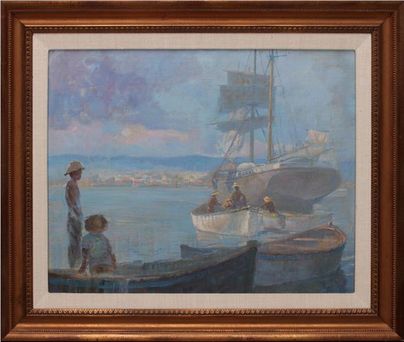 Frank W. Handlen | Caribbean Scene (1916) | MutualArt