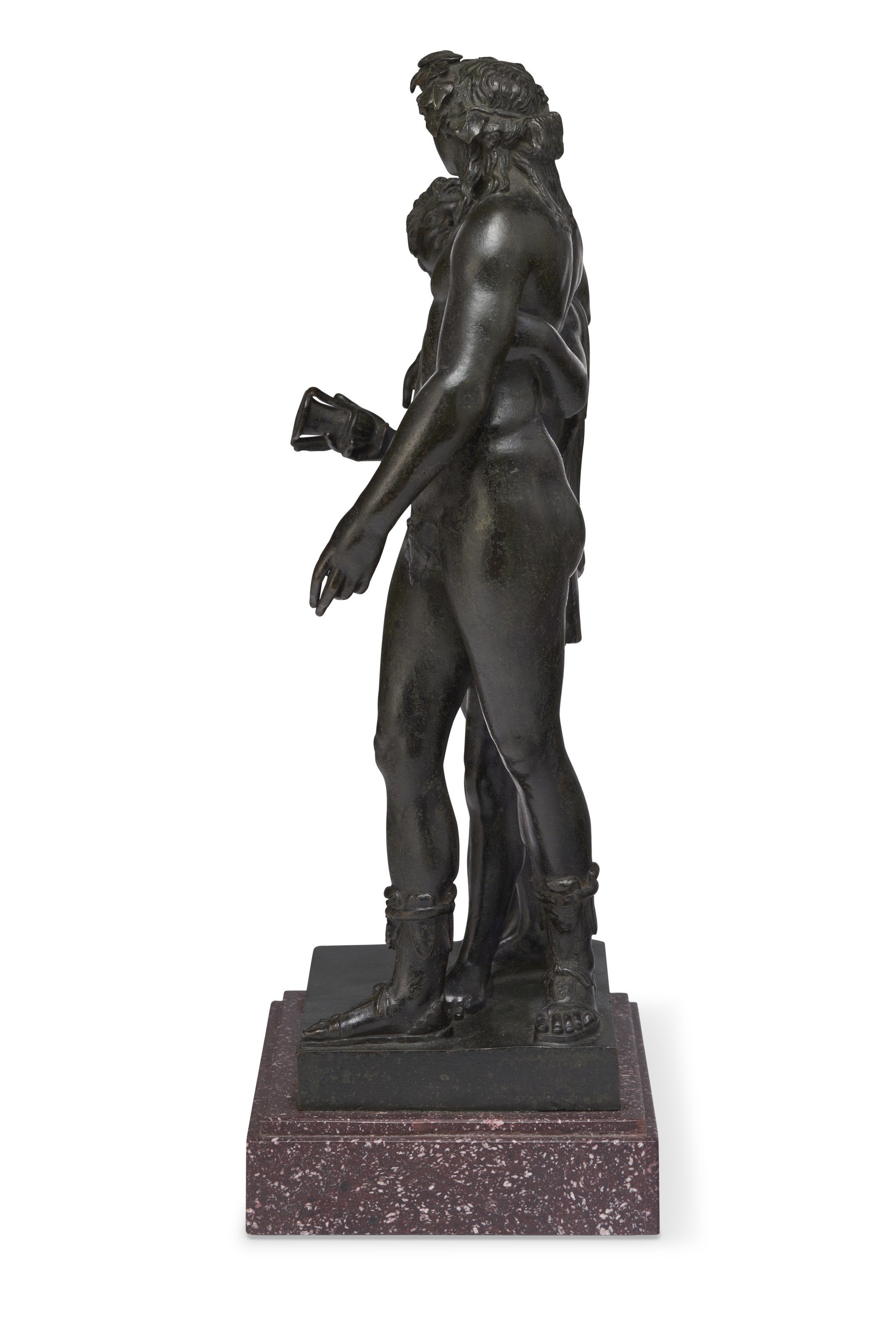 Francesco Righetti | A BRONZE GROUP OF BACCHUS AND SATYR | MutualArt