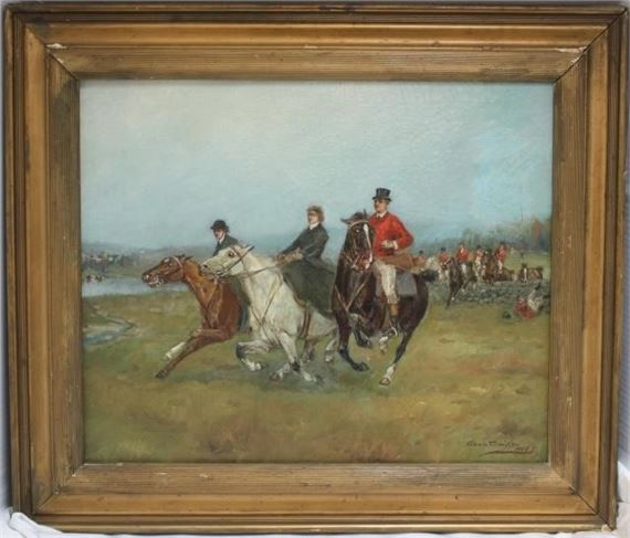 Gean Smith | FOXHUNTING SCENE (1917) | MutualArt