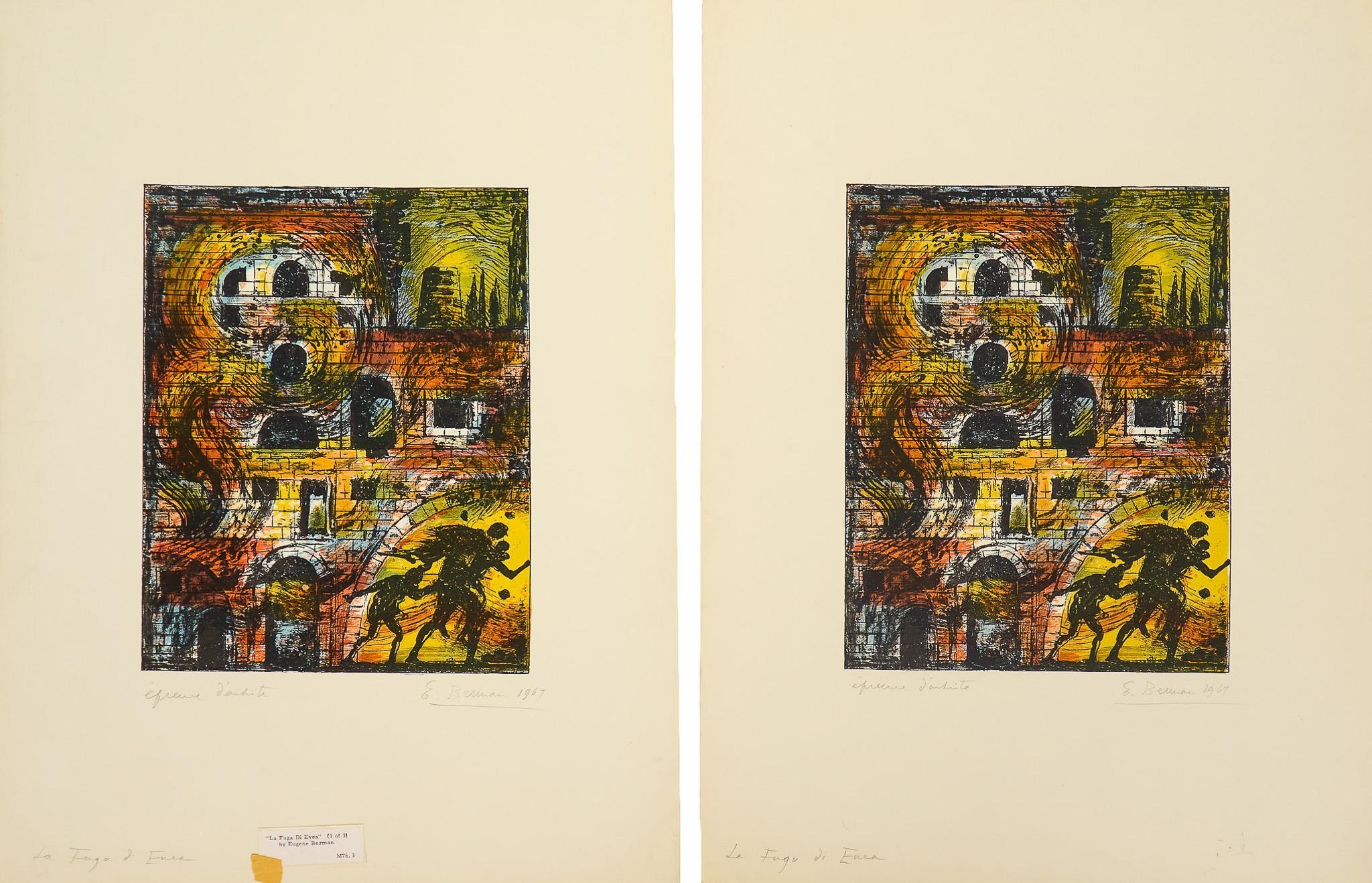 Eugène Berman | 2 La Fuga D'Enea (1967) | MutualArt