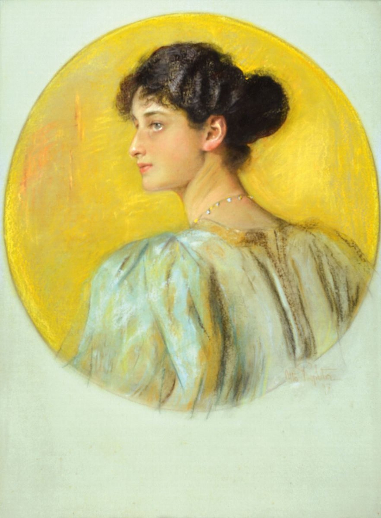 Otto Propheter | Portrait of a young woman (1917) | MutualArt