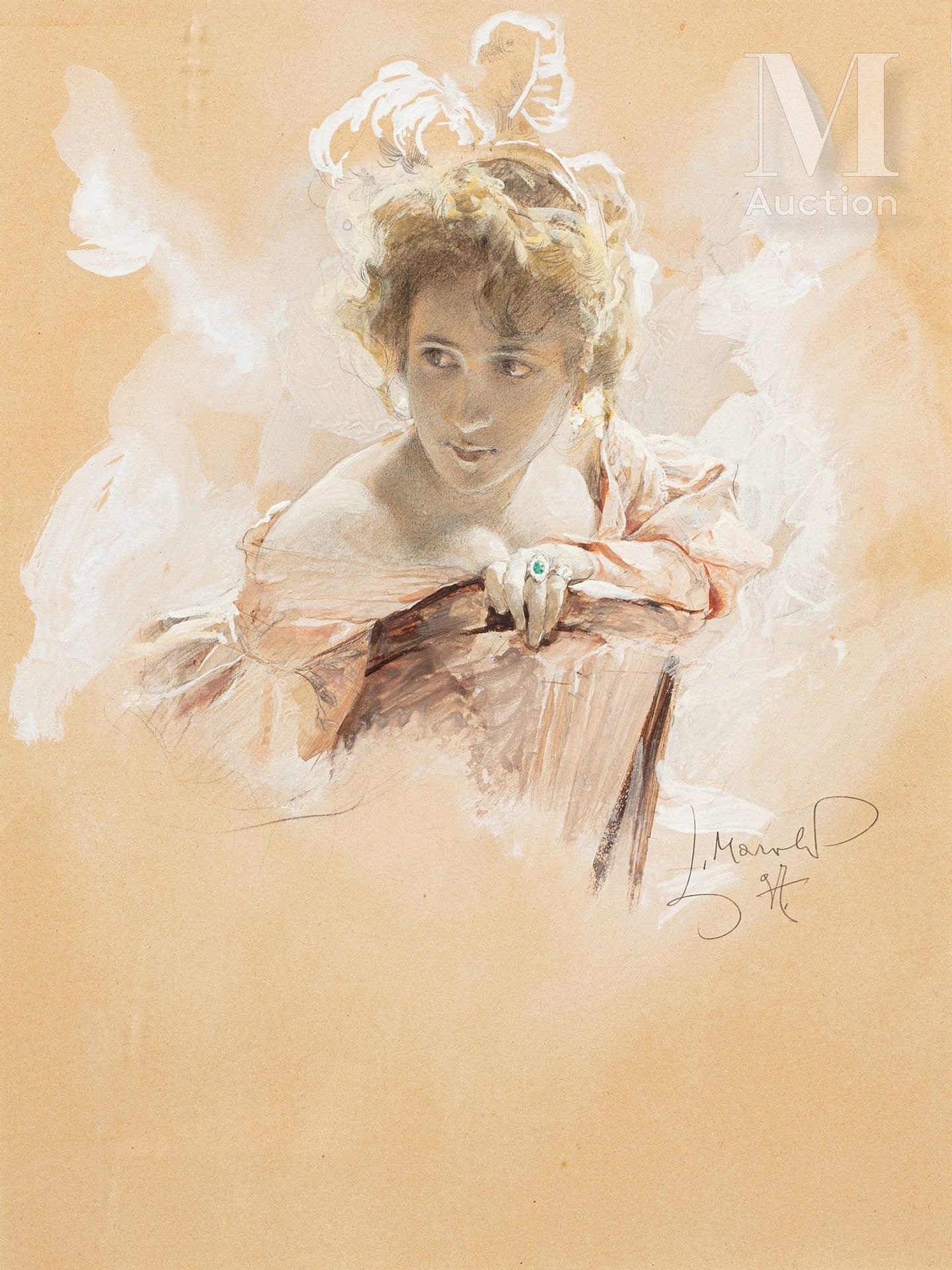 Ludek Marold | Portrait de Femme | MutualArt