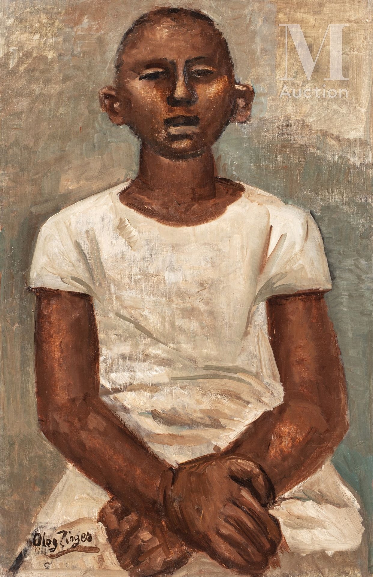 Oleg Zinger | Portrait d'enfant | MutualArt